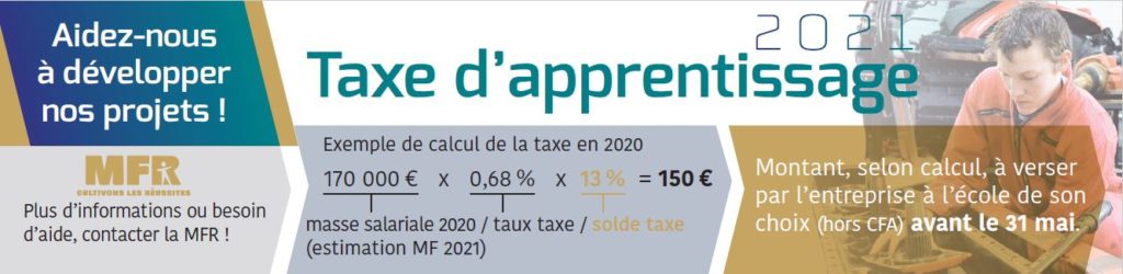 Taxe d'apprentissage - MFR DU FOREZ